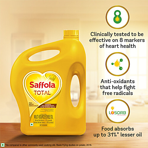 Buy Saffola Total Edible Oil 2 Ltr Jar Online At Best Price of Rs 389 ...