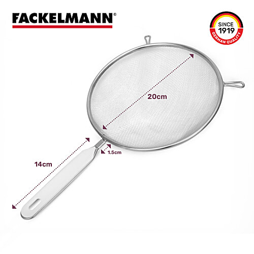 Buy Fackelmann Strainer White Pvc Handle 20Cm 1 Pc Online At Best Price of Rs 229 - bigbasket