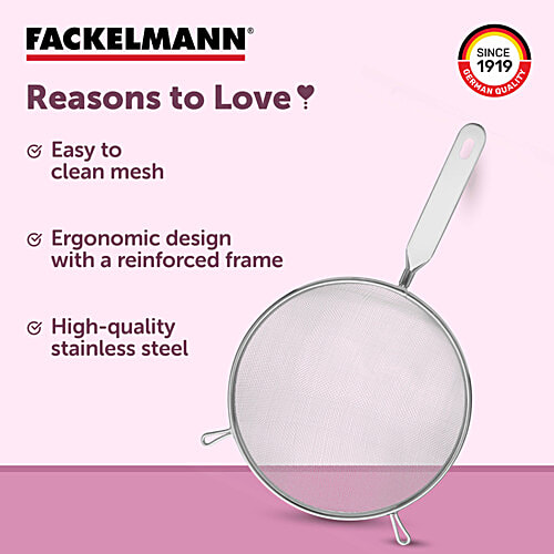 Buy Fackelmann Strainer White Pvc Handle 20Cm 1 Pc Online At Best Price of Rs 229 - bigbasket