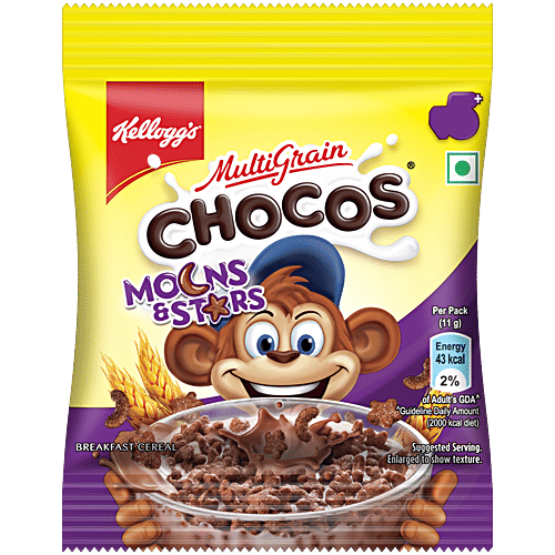 Buy Kelloggs Chocos Moons Stars 12 Gm Pouch Online at the Best Price of ...