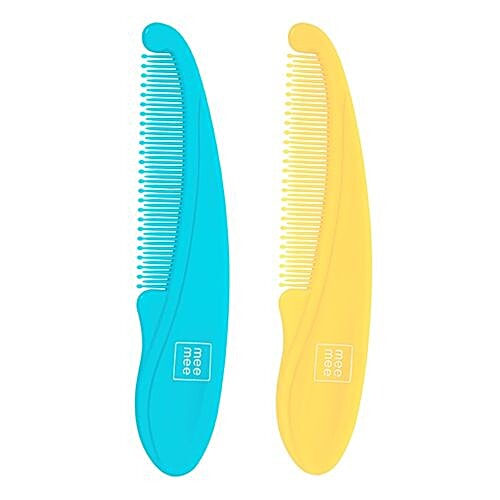 Buy Mee Mee Assorted Baby Comb Teddy Bear Blue 2 Pcs Carton Online at ...