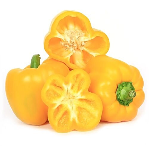 Buy Fresho Capsicum - Yellow, Organically Grown Online at Best Price of ...