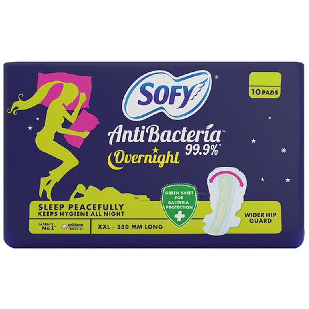 Buy Sofy Sanitary Pads Body Fit Overnight Xxl 10 Pcs Pouch Online At ...