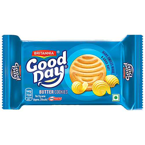 Buy Britannia Good Day Cookies Butter 250 Gm Pouch Online at the Best ...