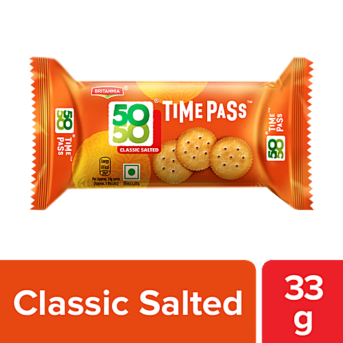 Buy Britannia 50 50 Time Pass Simply Salted Biscuits 39 Gm Pouch Online ...