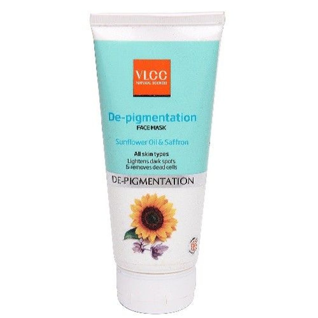 Buy VLCC Face Mask - De-Pigmentation (All Skin Types) Sunflower Oil ...