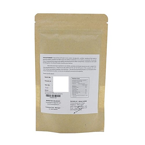 Buy Future Organics Powder Stevia 100 Gm Pouch Online At Best Price ...