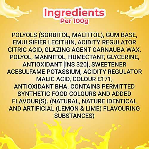 Buy Orbit Sugar Free Chewing Gum Lemon Flavoured 44 Gm Pouch Online At ...