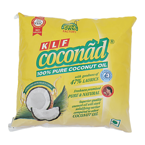 Buy Klf Coconut Oil Coconad 500 Ml Pouch Online At Best Price of Rs 102 ...