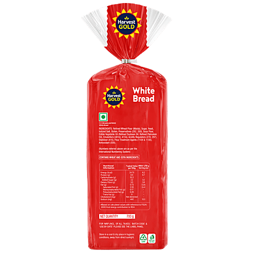 Buy Harvest Gold Bread - White Online at Best Price of Rs 50 - bigbasket