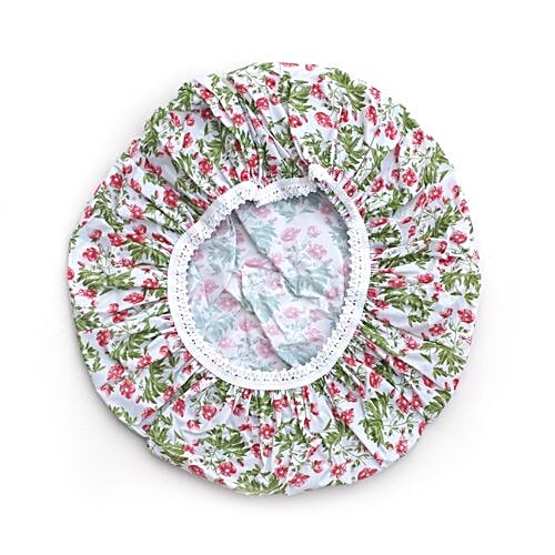 Buy Basicare Pvc Shower Cap Green Red 1 Pc Online At Best Price of Rs null - bigbasket