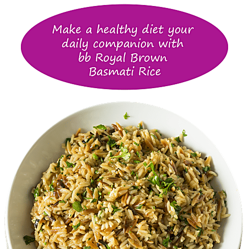 Buy bb Royal Brown Basmati Rice 1 kg Pouch Online at Best Price. of Rs ...