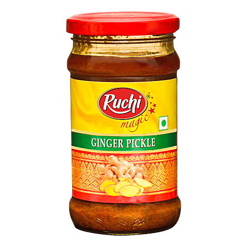 Buy Ruchi Pickle Ginger 300 Gm Bottle Online at the Best Price of Rs 75 ...