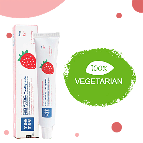 Buy Mee Mee Toothpaste For Kids Fluoride Free Strawberry Flavor 1 Pc ...