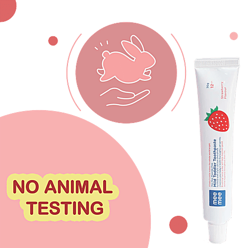 Buy Mee Mee Toothpaste For Kids Fluoride Free Strawberry Flavor 1 Pc ...