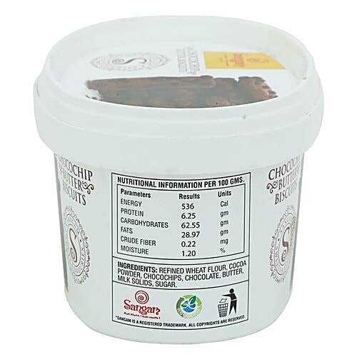 Buy Sangam Sweets Cookies Chocochip Butter Biscuits 200 Gm Online At ...