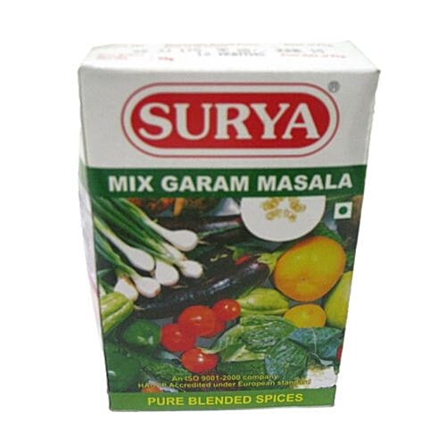 Buy Surya Mix Garam Masala 50 Gm Carton Online at the Best Price of Rs ...