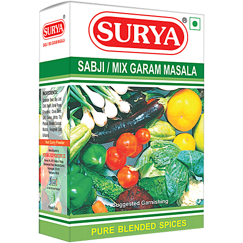 Buy Surya Mix Garam Masala 50 Gm Carton Online at the Best Price of Rs ...