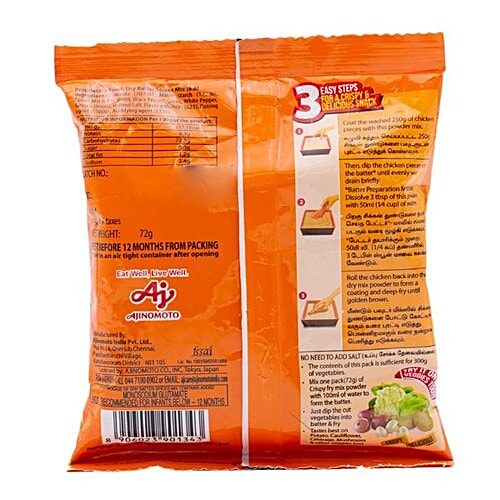 Buy Ajinomoto Hapima Crispy Fry Mix 75 Gm Online at the Best Price of ...