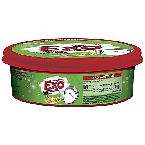 Buy Exo Dish Wash Round Anti Bacterial Withcyclozan 700 Gm Online At ...