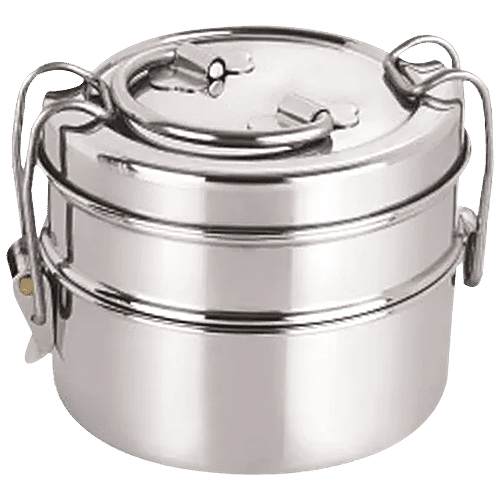 Buy Pogo Stainless Steel Trio Medium Lunch Box 2 Standard Online at ...
