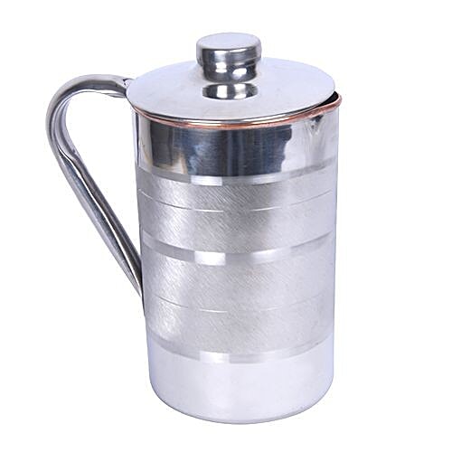 Buy Agromech Stainless Steel Copper Luxury Jug Pitcher With Lid 2 Ltr ...