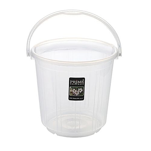 Buy PRIME Bucket 260 With Plastic Handle Transparent Online at Best ...