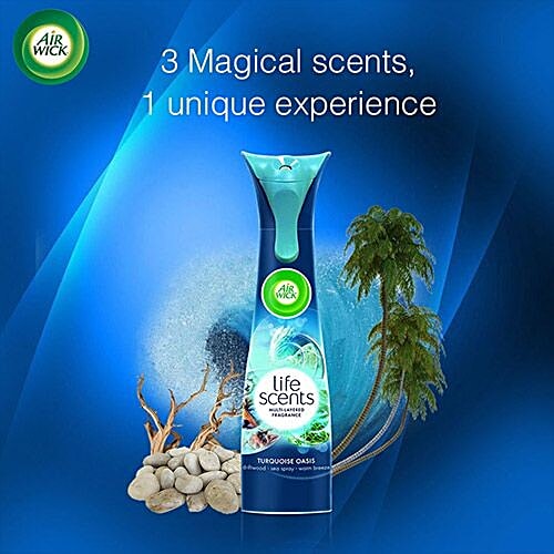 Buy Air Wick Air Freshener Aerosol Spray Life Scents Turquoise Oasis ...