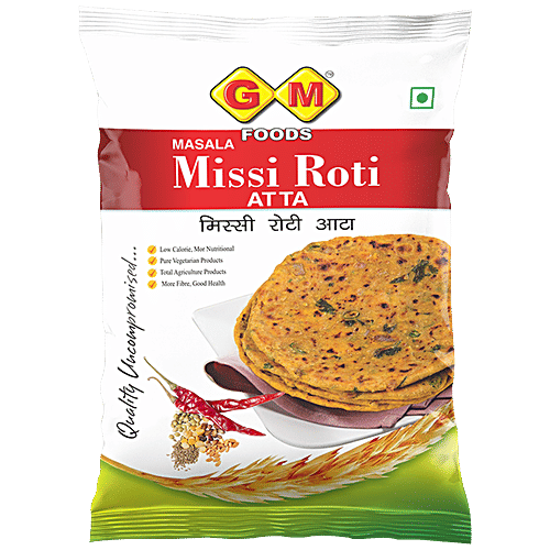 Buy Gm Foods Missi Roti Atta 500 Gm Online at the Best Price of Rs 102 ...