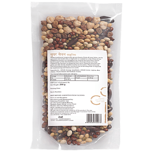 Buy Conscious Food Super Seven Bean Mix 200 Gm Pouch Online At Best ...
