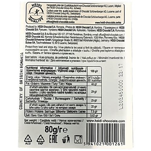 Buy Heidi Dark Chocolate 75% 80 gm Online at Best Price. of Rs 325 ...