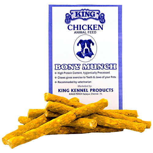 Buy King Dog Food Chicken Mounch 8 Pcs Online at the Best Price of Rs ...