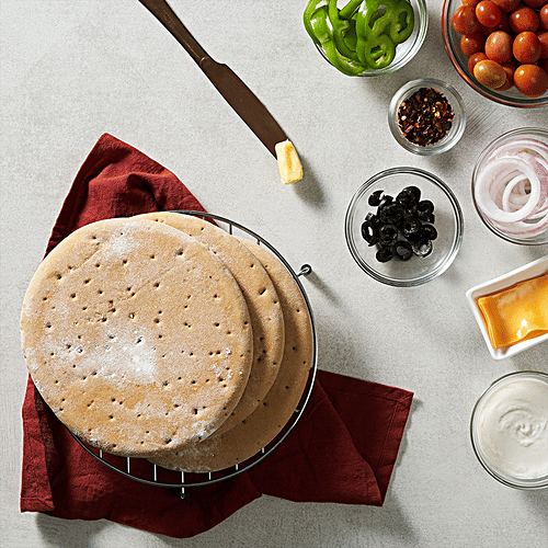 Buy Fresho Pizza Base Whole Wheat Safe & Preservative Free 250 Gm ...