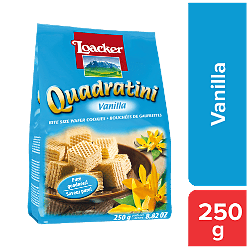 Buy Loacker Wafer Cookies Vanilla Bite Size 250 Gm Online At Best Price ...