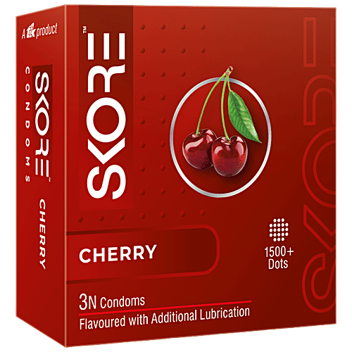 Buy Skore Condoms Cherry 3S Pack Online At Best Price of Rs 34 - bigbasket