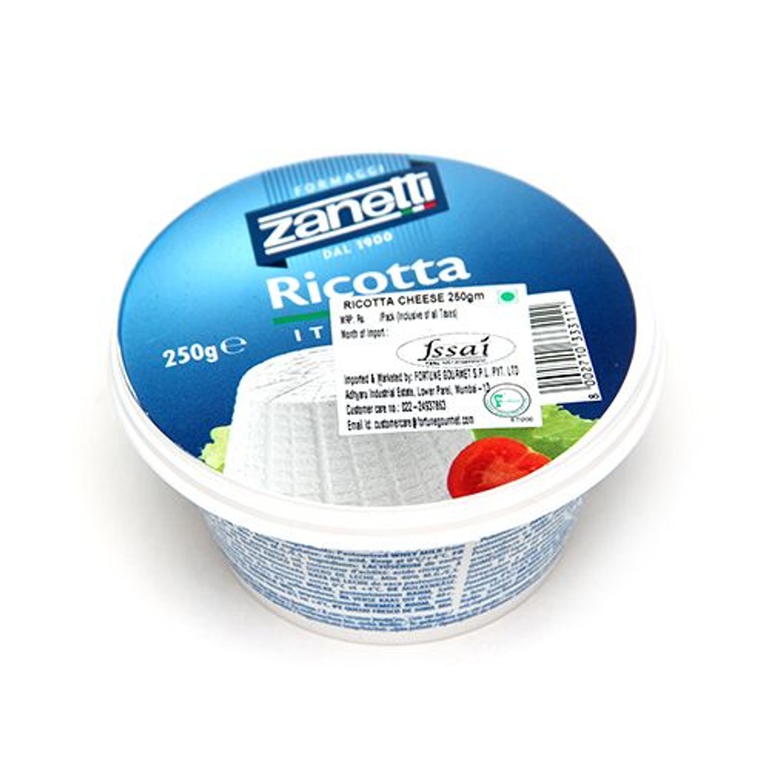 Buy Zanetti Cheese - Ricotta 250 gm Online at Best Price. of Rs null ...