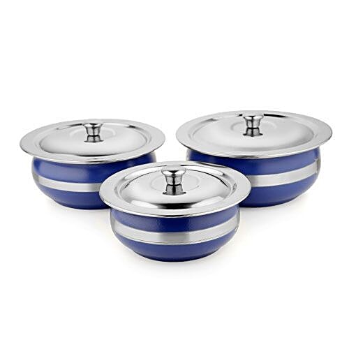 Buy MOSAIC Handi Set Plain With Lid - Blue Online at Best Price of Rs ...