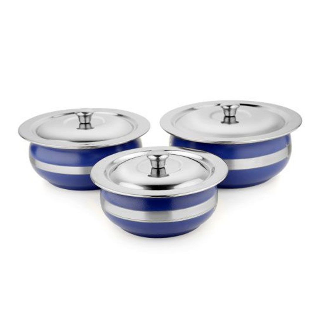 Buy MOSAIC Handi Set Plain With Lid - Blue Online at Best Price of Rs ...
