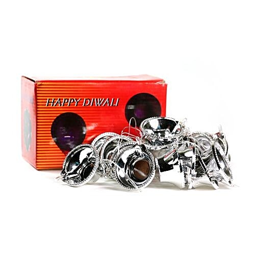 Buy Happy Diwali 21 Led Light Deepa Silver Online at Best Price of Rs ...