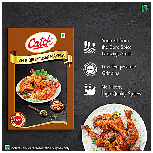 Buy Catch Tandoori Chicken Masala 100 Gm Online at the Best Price of Rs ...