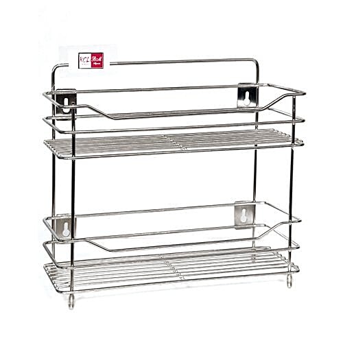 Buy KCL Bottle Rack Stainless Steel Stand 2 Level Online at Best Price ...
