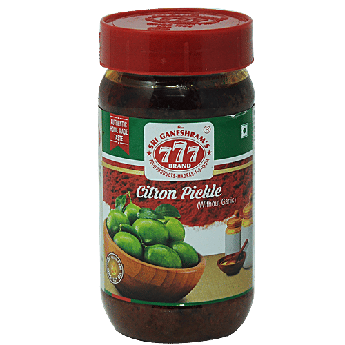 Buy 7770 Pickle Citron 300 Gm Online at the Best Price of Rs 88.36 ...