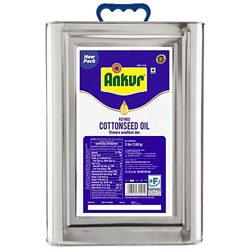Buy Ankur Cotton Seed Oil 15 Ltr Online at the Best Price of Rs 2580 ...