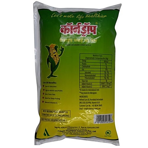 Buy Korndrop Refined Corn Oil 1 Ltr Online at the Best Price of Rs 174 ...