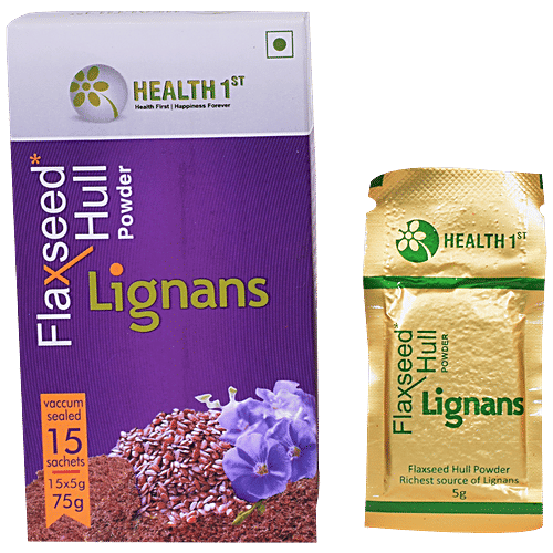 Buy Health 1St Flaxseed Hull Powder Lignans 75 Gm Online At Best Price ...