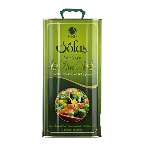 Buy The Solas Olive Oil Extra Virgin 5 Ltr Online at the Best Price of ...