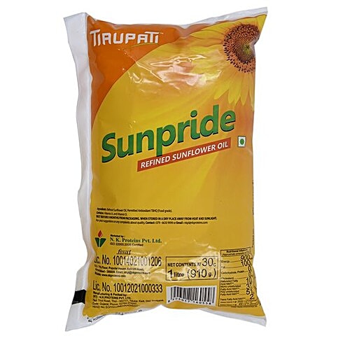 Buy Tirupati Sun Pride Oil 1 Ltr Online at the Best Price of Rs 184 ...