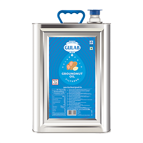 Buy Gulab Double Filtered Groundnut Oil 15 Kg Online at the Best Price ...