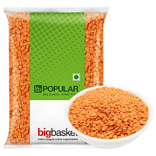 Buy Bb Popular Masoor Dal 5 Kg Online at the Best Price of Rs 575 ...