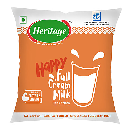 Buy Heritage Full Cream Milk Online at Best Price of Rs 39 - bigbasket